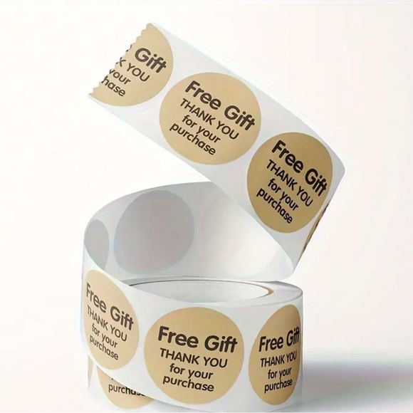 Design | 50 Craft Paper Free Gift Stickers | Poshmark